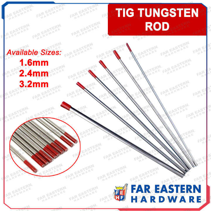 TIG Tungsten Rod 1.6mm | 2.4mm | 3.2mm (SOLD PER PC) | Lazada PH