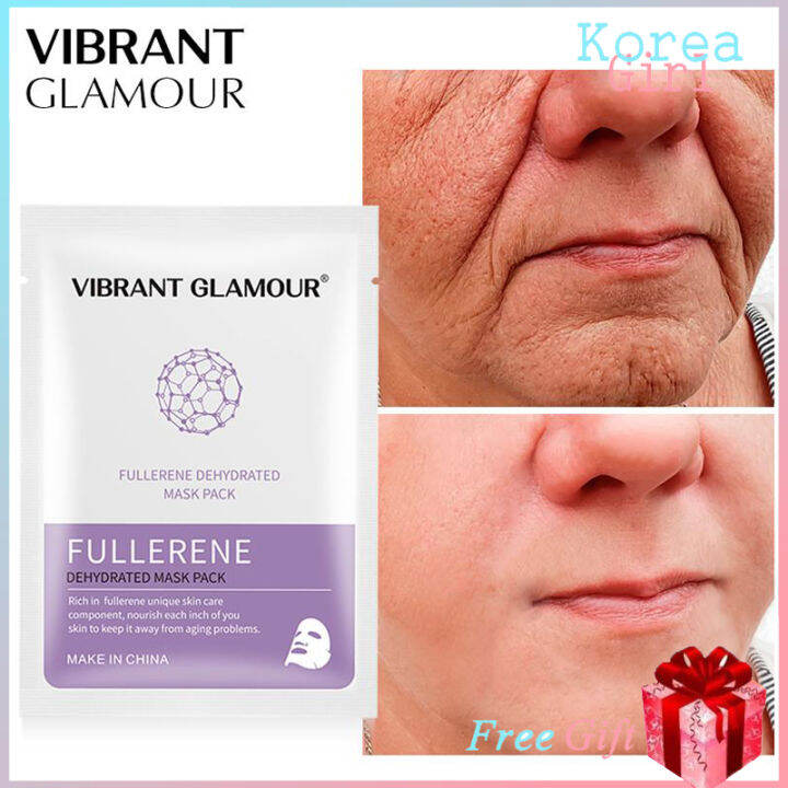 Fullerene Face Mask Anti-wrinkle Shrink Pores Whitening Lighten Black Spots Lifting Tightening ...