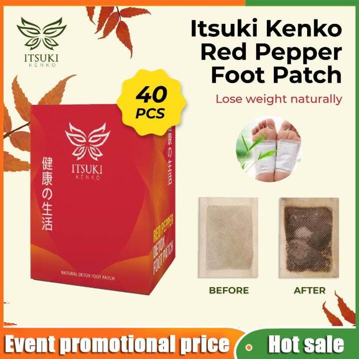 HOT [100 authentic] Itsuki Kenko Red Pepper fat burning detox - 40pcs ...