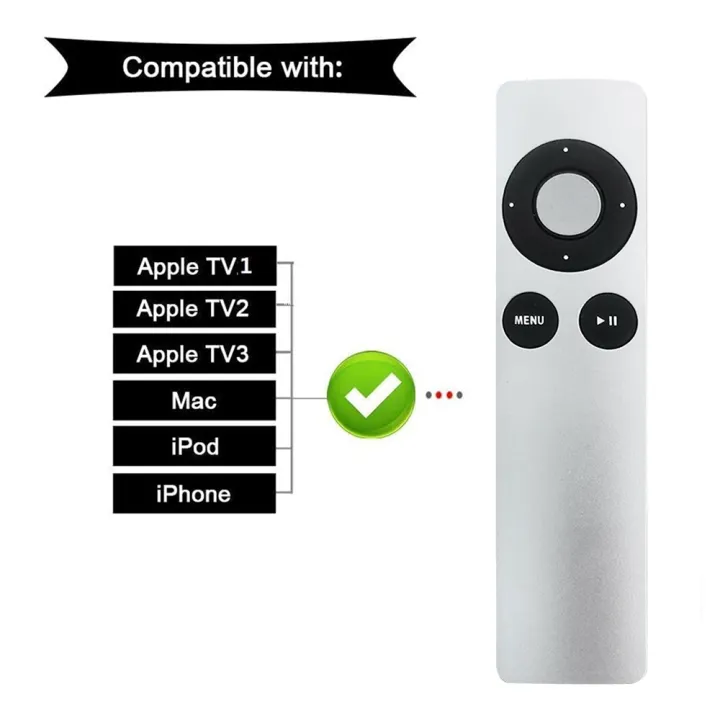 Smart Replacement Remote Control for Apple TV Mini Size TV Remote ...