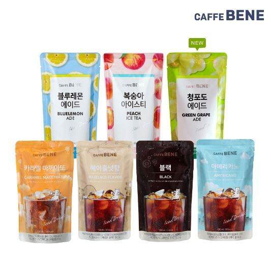 CAFFE BENE/DELAFFE/ICE TALK/CANTABILE/JARDIN KOREAN TRENDING POUCH ...