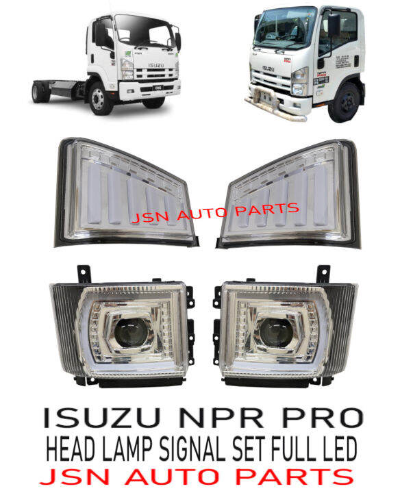 J111S04 24V FULL LED HEAD LAMP SIGNAL LAMP SET ISUZU NPR PRO | Lazada
