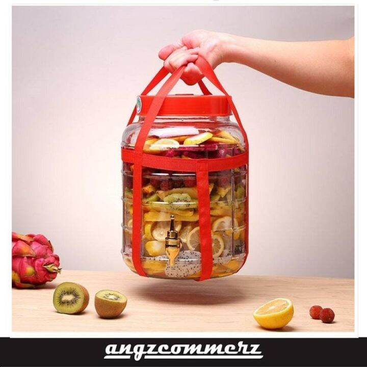 Toples Kaca Fermentasi Minuman Asinan Manisan Fermenter Jar Ada Kran ...