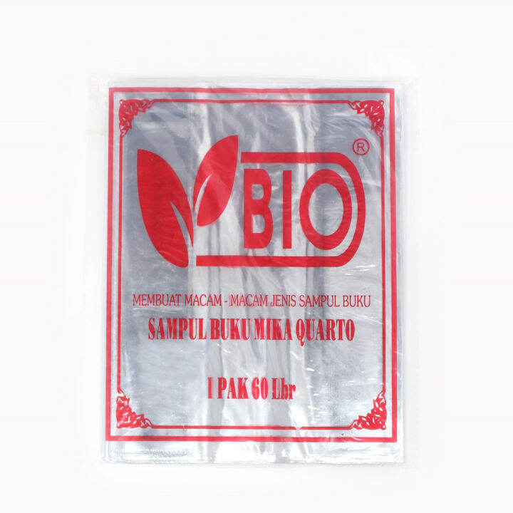 Sampul Buku Plastik Mika Ukuran Kwarto Pak Isi 60 Lembar Lazada