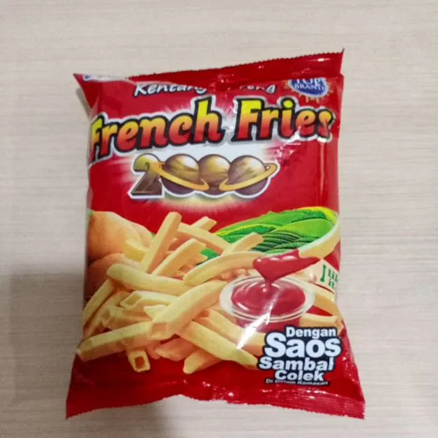 French Fries 2000 Siantar Top - 62Gr / Snack Kentang Goreng Dengan Saus ...