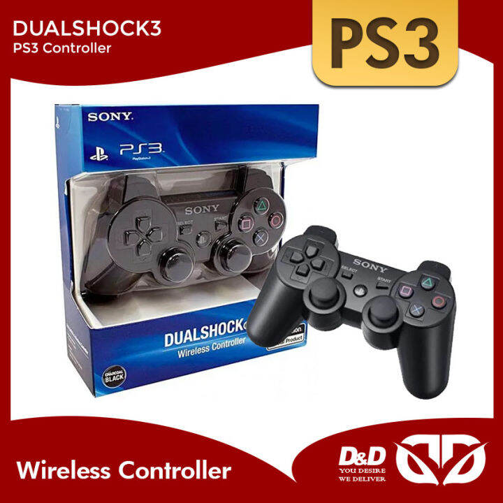 D&D | DUALSHOCK3 Wireless Controller SIXAXIS w/o USB Cable | Lazada PH