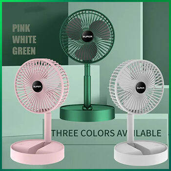 New Fan Desk Electric Fan Small Folding Fan Rechargeable Fan Good ...