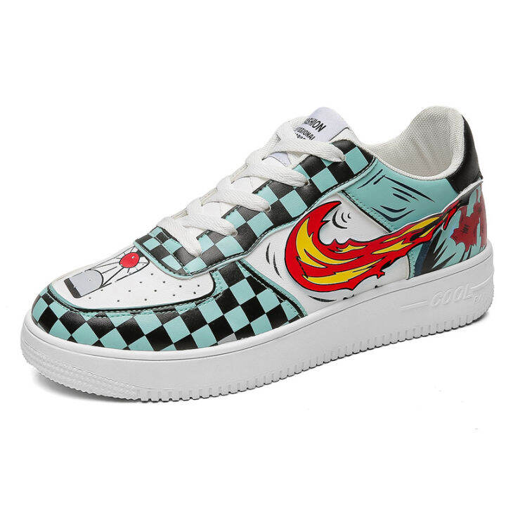 Prelesty Import Anime Demon Slayer Sepatu Import Pria Cowok Running ...
