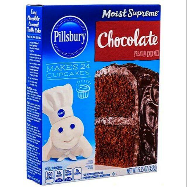 Pillsbury Moist Supreme Chocolate Premium Cake Mix 432g | Lazada PH