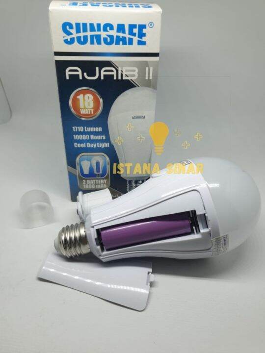Lampu Emergency LED 18 Watt / Emergency Lamp / Lampu Ajaib Sunsafe II ...