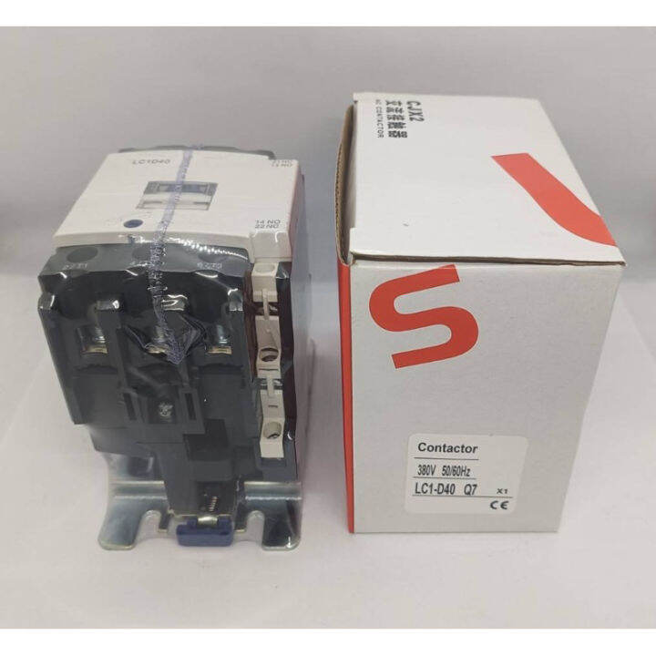 คุณภาพ LC1-D40 M7(220V)/Q7(380V)CJX2 AC MAGNETIC CONTACTOR แมกเนติก คอนแทกเตอร์ 60A คอมแทกช่วย ...