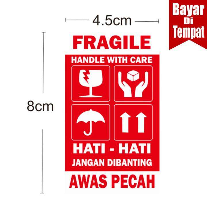 [ COD ] Sticker Fragile Pecah Belah / Stiker Fragile Pecah Belah ...