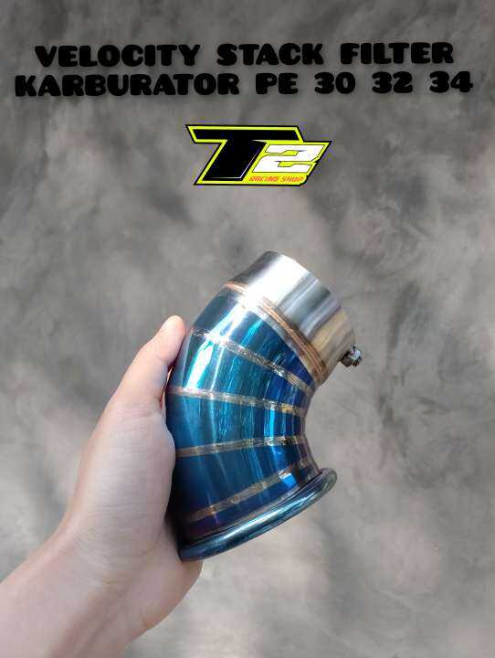 Velocity Stack Filter Karburator PE 30 32 34 Bluemoon Original T2 ...