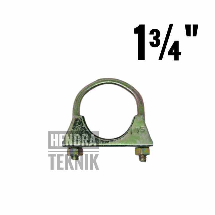 KLEM KNALPOT 1,75" EXHAUST CLAMP U BOLT 1.75 INCI KLEM U GALVANIZED 1 3 ...