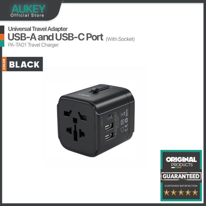 Aukey PA-TA01 Universal Travel Adapter | Lazada PH