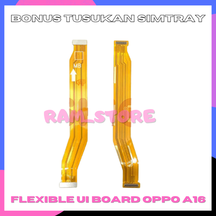Flexible Fleksibel Flexibel UI BOARD MAIN BOARD OPPO A16 ORIGINAL ...