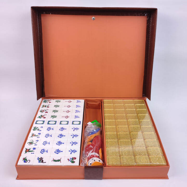 🇸🇬 [NIGHT OWL POKER] Lucky Crystal Mahjong Tiles (A1 Size) (160 Tiles ...