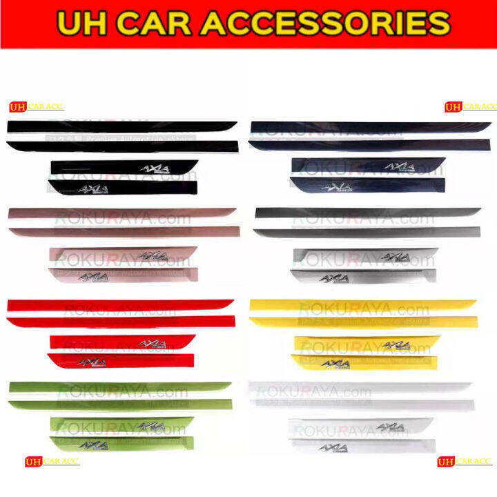 PERODUA AXIA DOOR SIDE MOULDING LINER PANEL WITH PAINT | Lazada