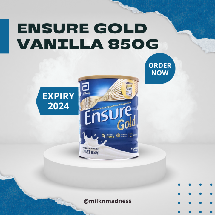 Ensure Gold HMB Vanilla 850g For Adult Nutrition (April 2024) | Lazada PH