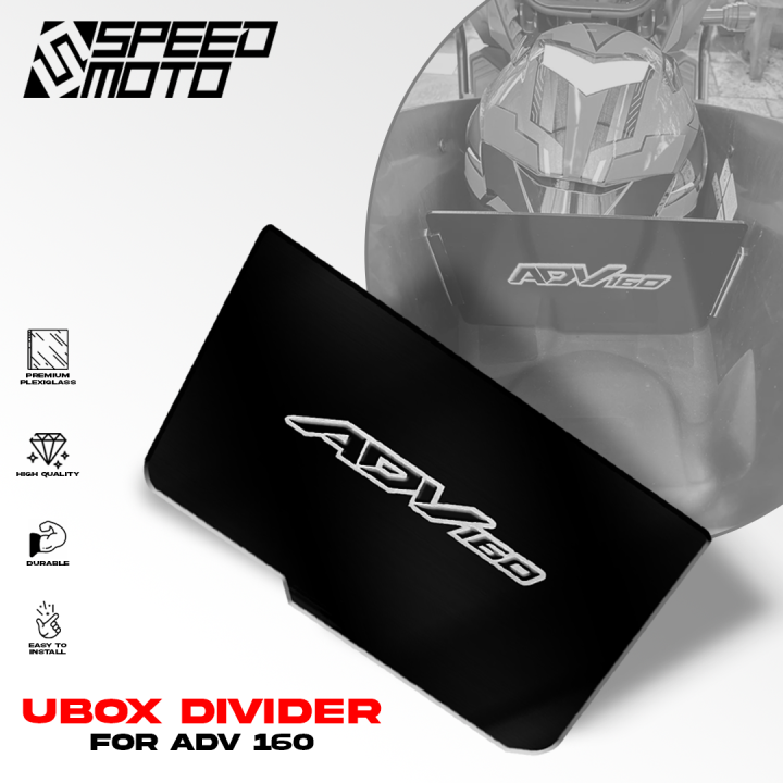 ADV 160 ACRYLIC UBOX DIVIDER BLACK AND TRANSPARENT PLEXIGLASS ...