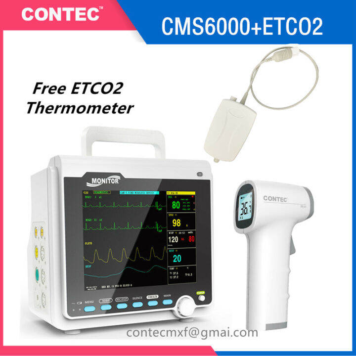 CONTEC CMS6000+Printer Patient Monitor with Thermal Printer ICU Vital ...