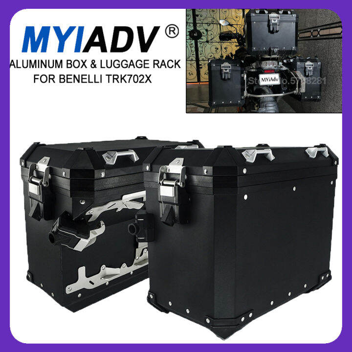 Motorcycle Aluminum Box For Benelli TRK702X TRK 702 X Top Case Pannier ...