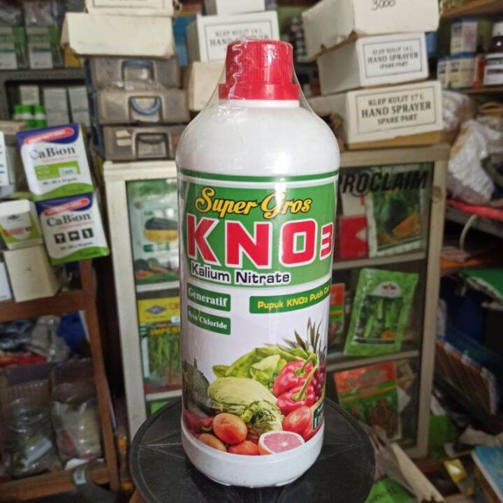 PUPUK KNO3 PUTIH CAIR SUPER GROS 1 LITER FASE GENERATIF | Lazada Indonesia