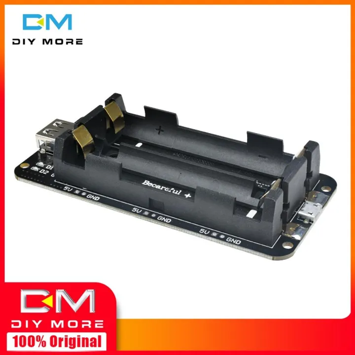 Original Diymore Arduino 2 Voltage 18650 Lithium Battery Shield V8 Mobile Power Expansion Board ...