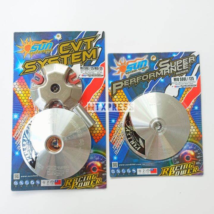 [Sun Racing] Racing Pulley Set for M3/Mio i 125/Soul i 125 | Lazada PH