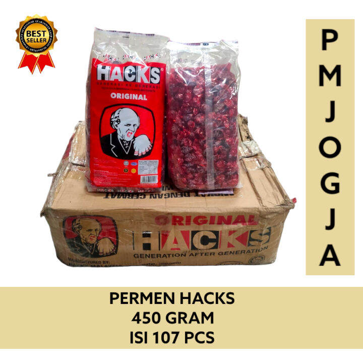 Permen Hacks Original 450 Gram Repack/ Permen Pelega Hidung dan ...