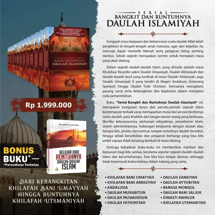 Bangkit dan Runtuhnya Daulah Islamiyah Jaya dan Runtuhnya Daulah Islam | Lazada Indonesia