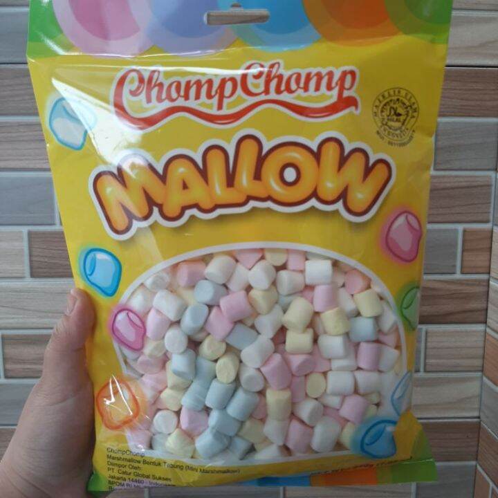 Chomp-Chomp Mallow kemasan 200 gram / marshmallow / mallow / yupi ...