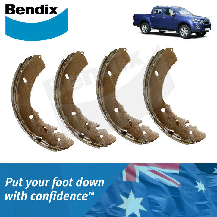 Bendix Brake Shoe DS0815/BS5061 Set for Isuzu D-Max 2013-2021/MU-X LS (4X2) 2015-2021 | Lazada PH