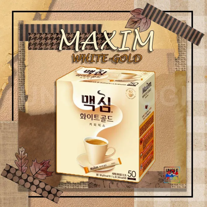 50 STICKS MAXIM WHITE GOLD (KOREAN COFFEE) | Lazada PH