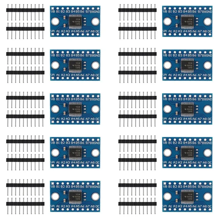 10PCS TXS0108E 8 Channel Level Conversion Module High Speed Full Duplex ...