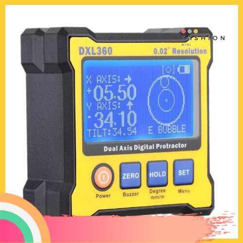 DXL360 Dual Axis Digital Angle Protractor with 5 Side Magnetic Base ...