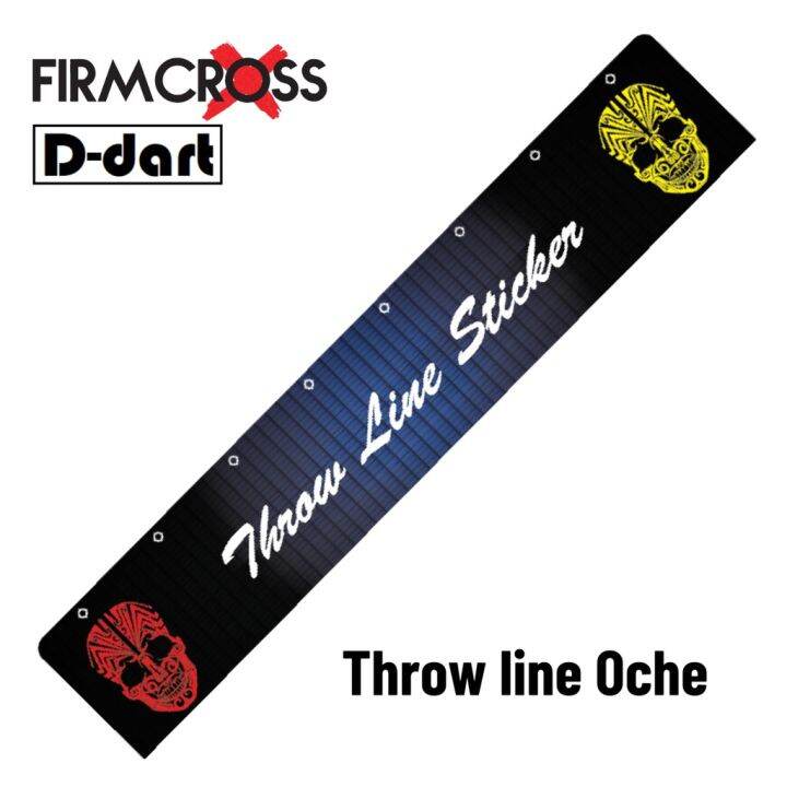 FIRMCROSS Throw Line Oche - PVC Toeline STICKER OCHE DART BOARD STAND ...