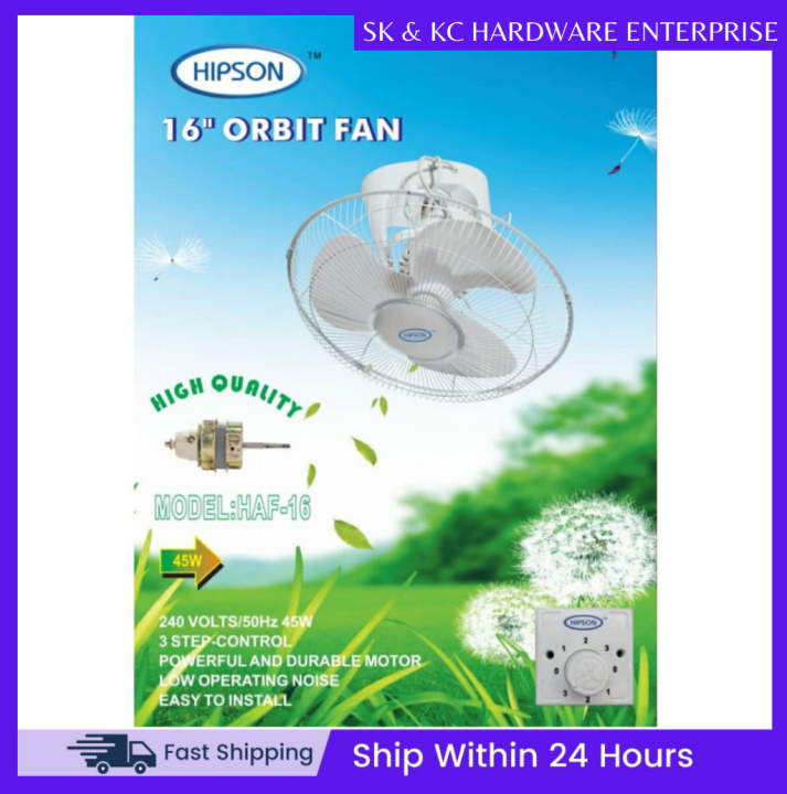 HIPSON HAF-16 Orbit Fan/ Ceiling Auto Fan 16 inch | Lazada