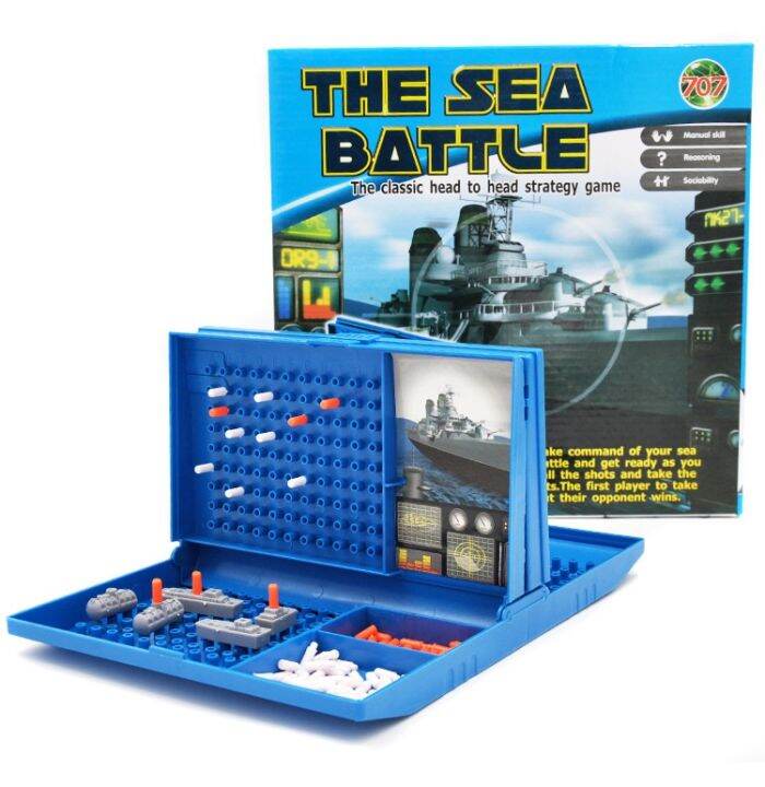 The sea battle Game Battleships Sea Family Fun Strategy Board - Games ...