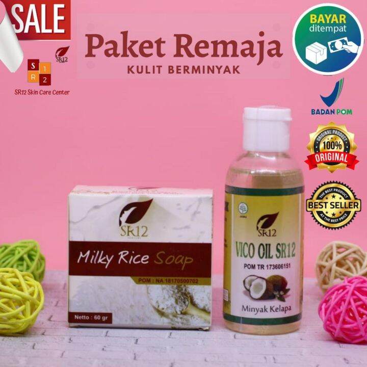 SR12 Paket Remaja / Paket Pelajar untuk Kulit Berminyak & Berjerawat ...