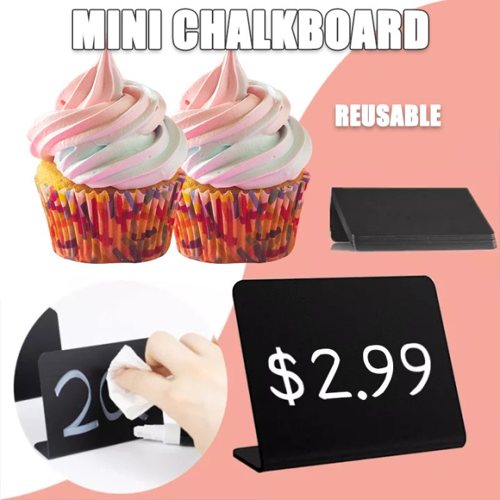 Blackboard Labels Price Plate Cafeteria Product Identification Plate ...