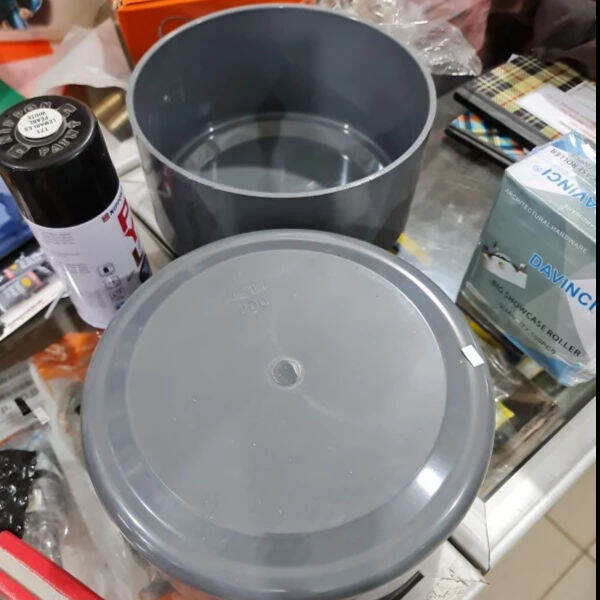 Dop Pipa 8 inci TUTUP PIPA PVC 8" DOP POLOS PRALON 8 INCH cap 8 inch ...