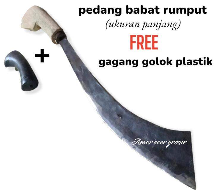 PEDANG SAWAH/PEDANG BABAT RUMPUT/ALAT BERLADANG | Lazada Indonesia