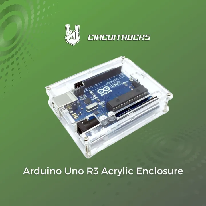 Spot Goods Arduino Uno R3 Acrylic Enclosure Case Lazada Ph