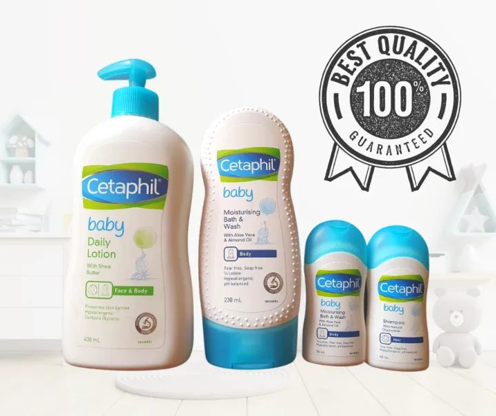 Cetaphil Baby Bundle, Set of 4 Cetaphil Baby Items, Original Cetaphil ...