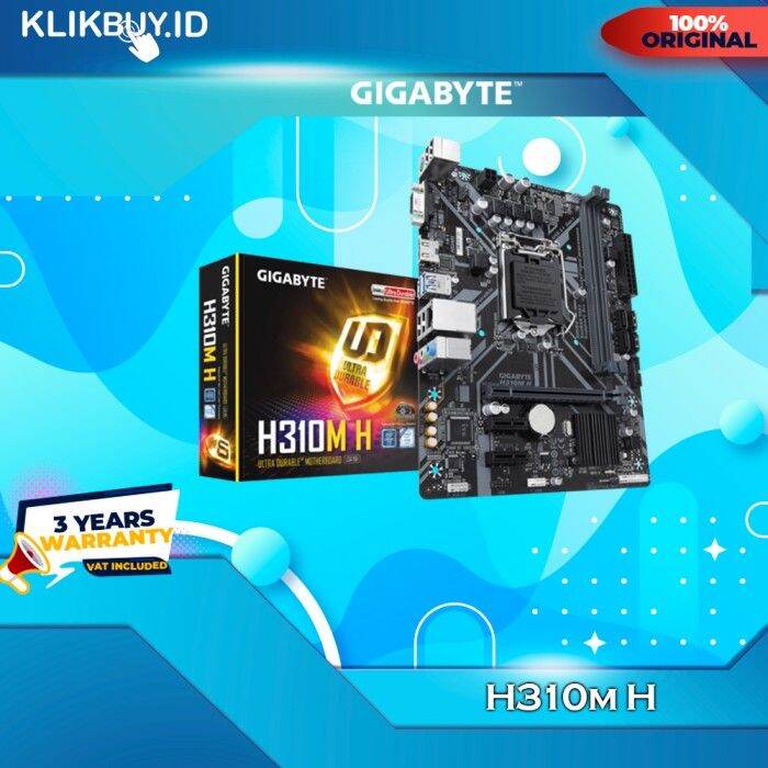 GIGABYTE H310M-H MOTHERBOARD INTEL GEN 8 9 | Lazada Indonesia