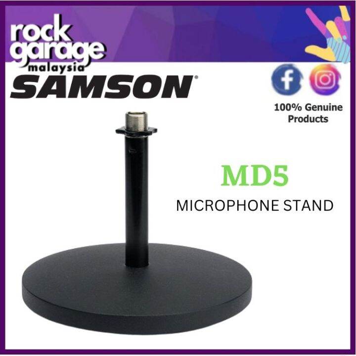SAMSON MD5 MICROPHONE STAND ( MD-5 / MD 5 ) | Lazada