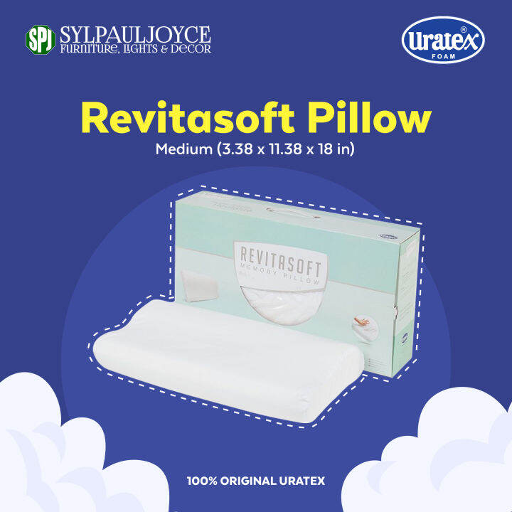 Uratex Revitasoft Pillow (Medium) | Lazada PH
