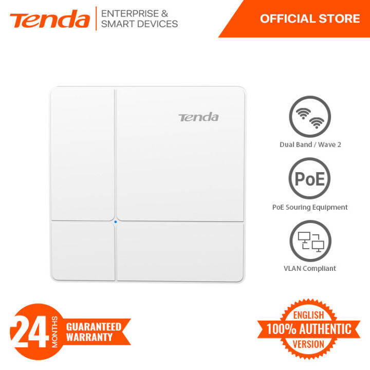 Tenda i24 AC1200 Wave 2 Gigabit Ceiling Access Point | Dual Band | MU ...