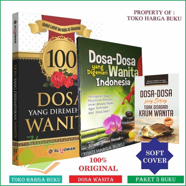 Paket 3 Buku Dosa-Dosa Yang Di remehkan Wanita - Yang Digemari Wanita - Yang Tidak Disadari Kaum ...